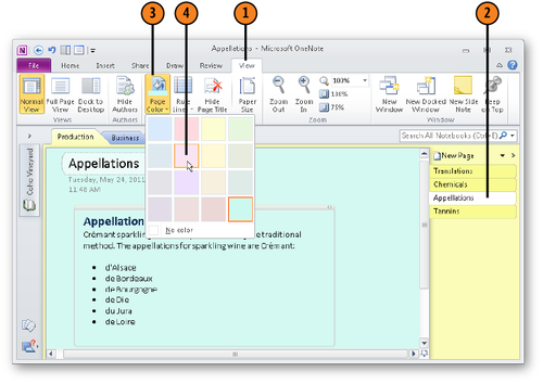 Microsoft OneNote 2010 : Finding Tagged Notes, Color-Coding Notebooks ... Microsoft OneNote 2010 : Finding Tagged Notes, Color-Coding Notebooks ...